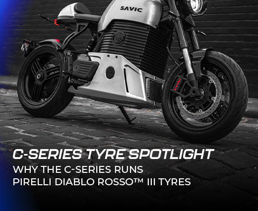 Why the C-Series Runs Pirelli Diablo Rosso™ III Tyres – Savic Motorcycles
